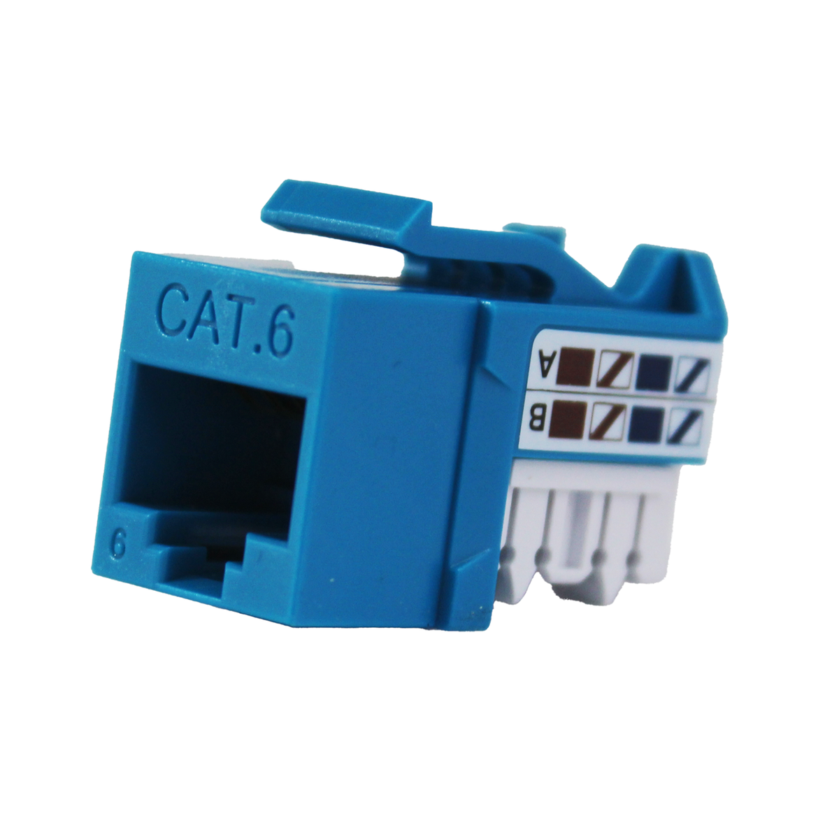 Cat6 Keystone Jack - 90 Degree, UTP, Punch Down -NEW VERSION – Infinity ...