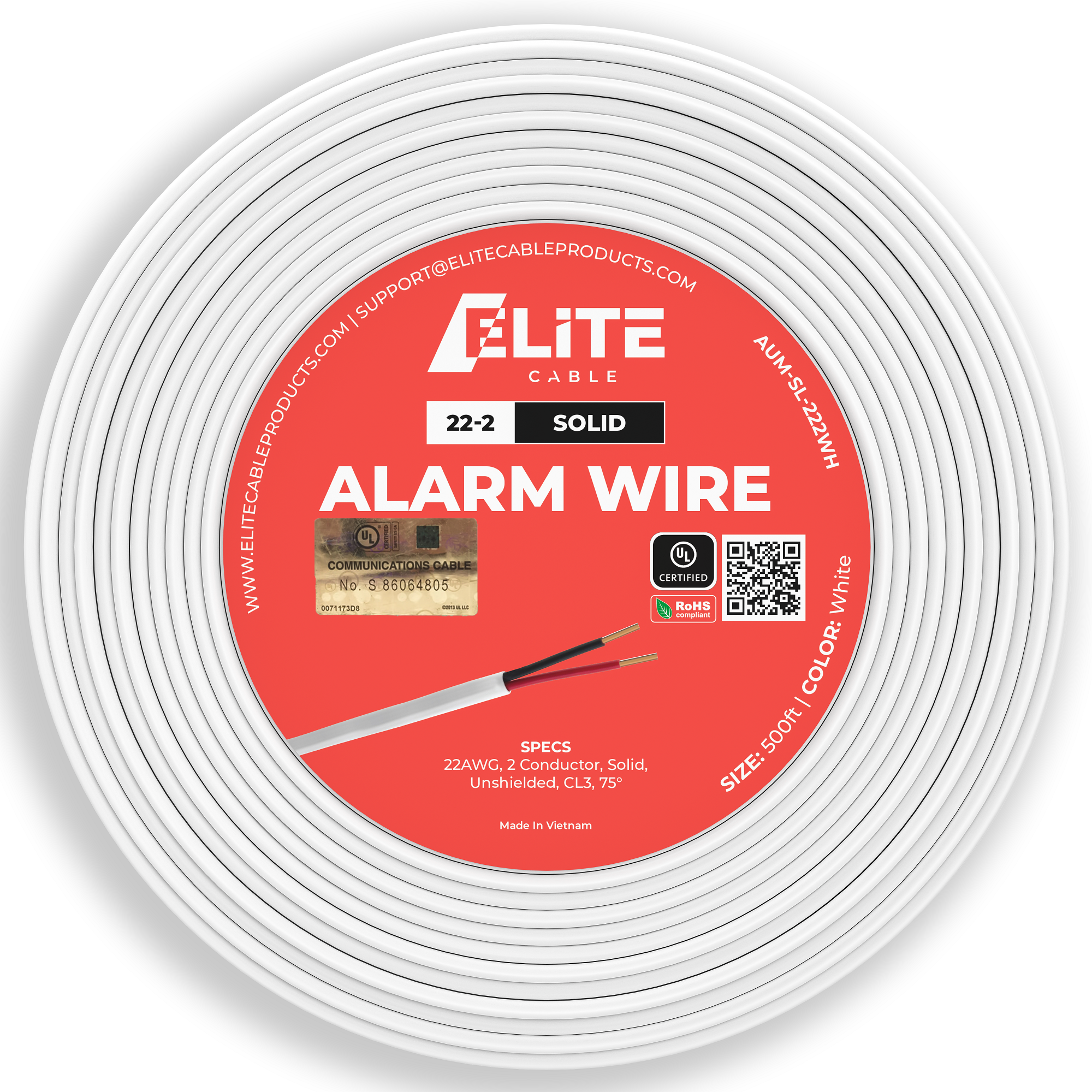 22-2 Solid Alarm Wire | Save 5% On First Order – Infinity Cable Products