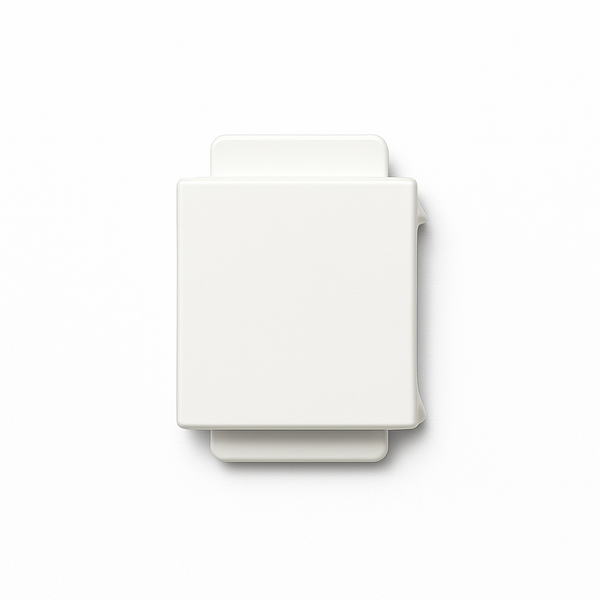 Keystone Jack Wall Plate Insert - White - Infinity Cable Products
