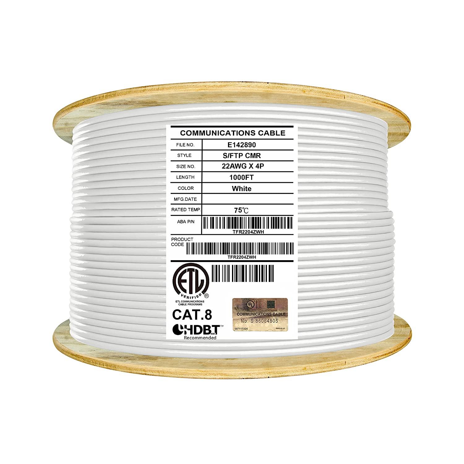 Cat8 Riser Cable (CMR) - Free Shipping - Infinity Cable Products