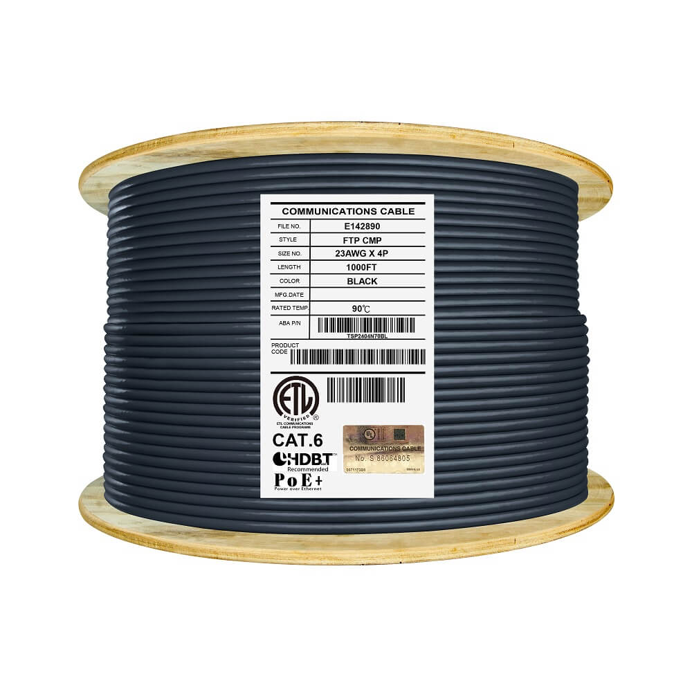 Cat6 Shielded Plenum - Free Shipping - Infinity Cable Products