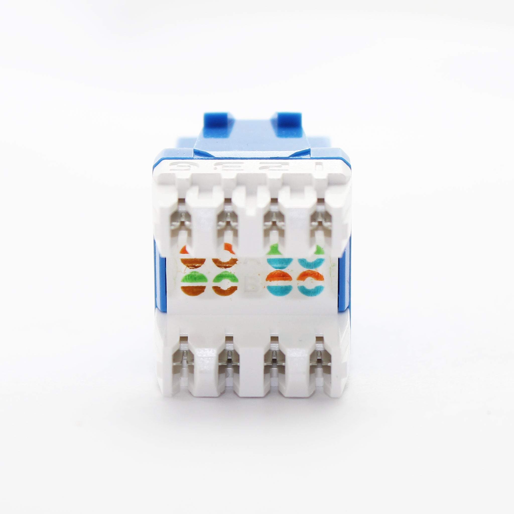 Cat6 Keystone Jack 180 Degree UTP Punch Down - Infinity Cable Products