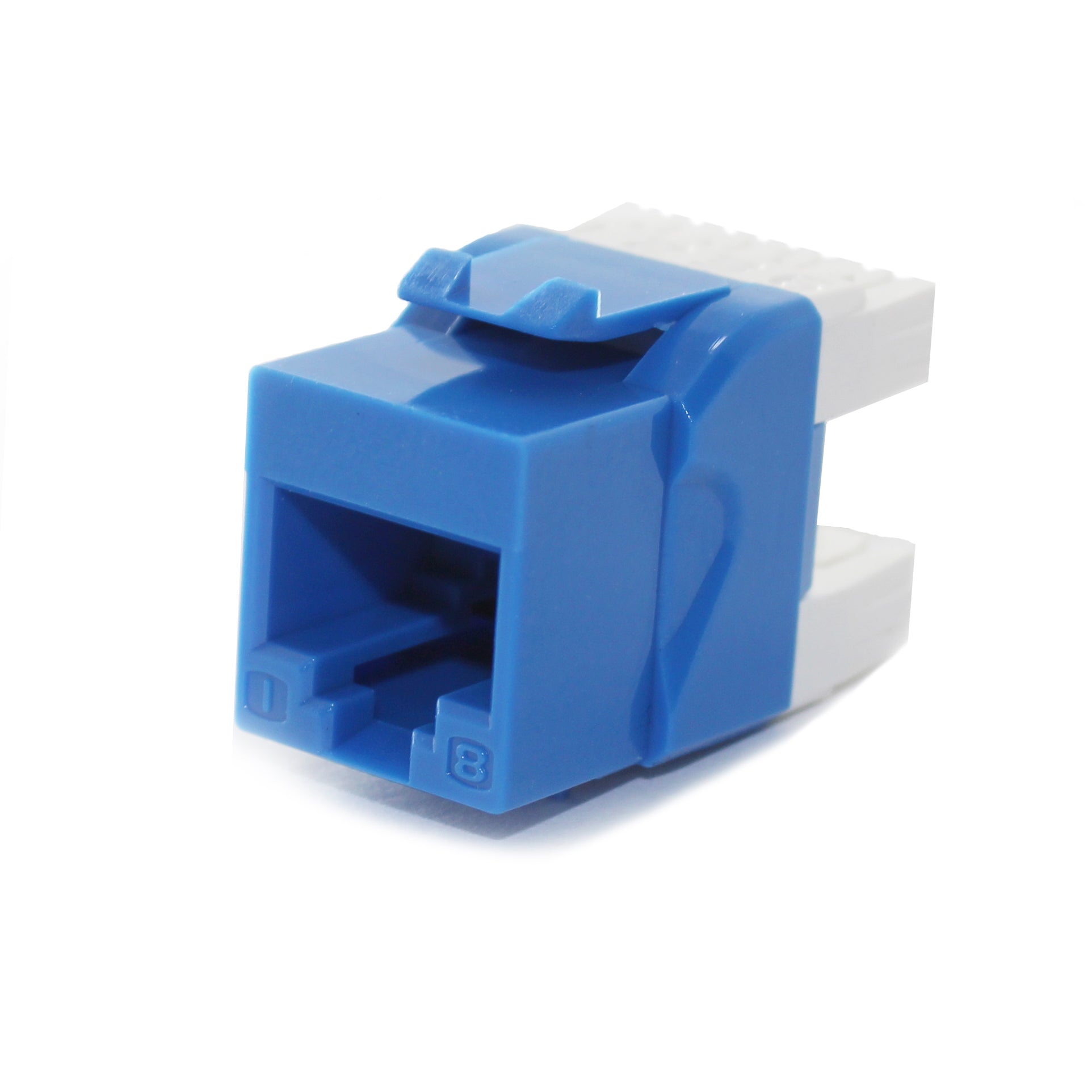 Cat6 Keystone Jack 180 Degree UTP Punch Down - Infinity Cable Products