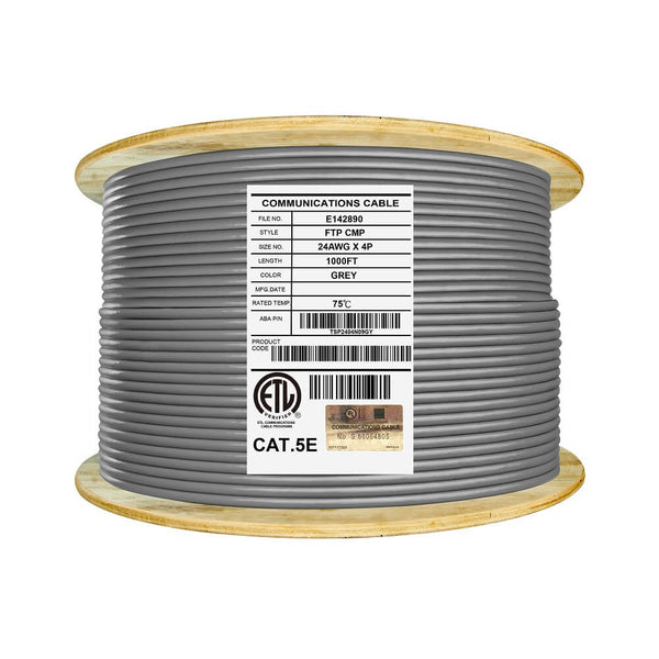 Cat5e Shielded Plenum Cable | Save 5% On First Order – Infinity Cable ...