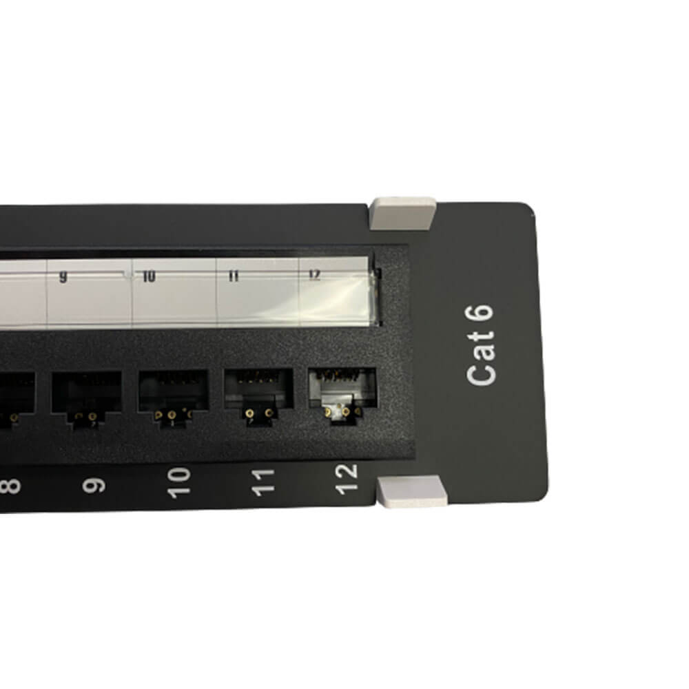Cat6 Patch Panel 12 Port Vertical - Infinity Cable Products