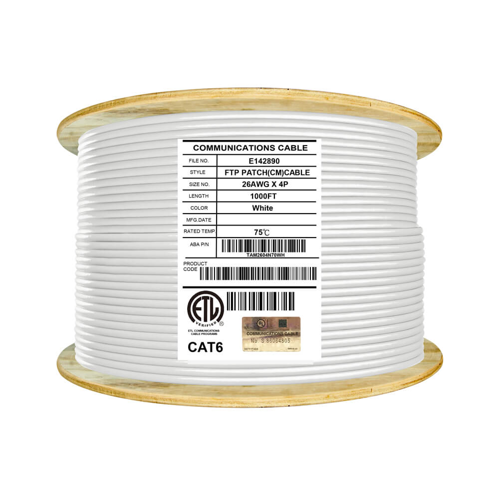 Cat6 Stranded 26AWG FTP Shielded Cable | Save 5% On First Order ...