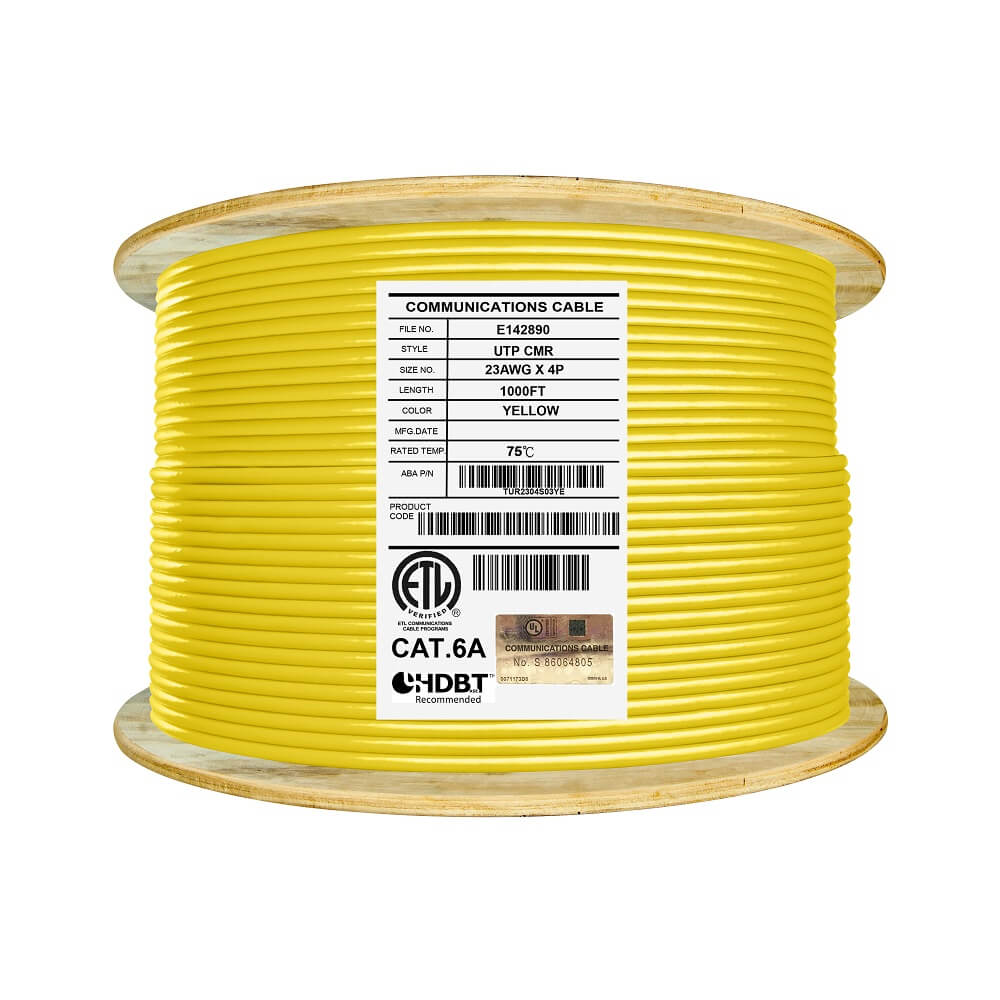 Cat6A Riser Unshielded UTP - Free Shipping - Infinity Cable Products