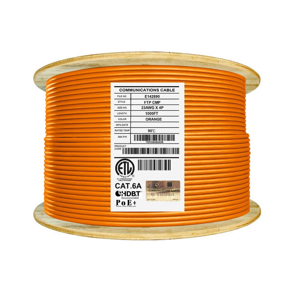 Cat6A Shielded Plenum Cable - Free Shipping - Infinity Cable Products