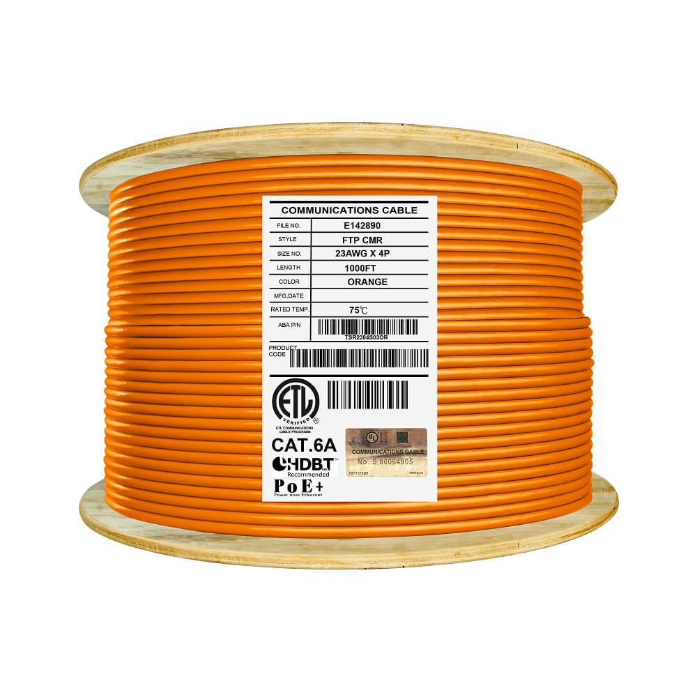 Cat6A Shielded Riser Cable - Free Shipping - Infinity Cable Products
