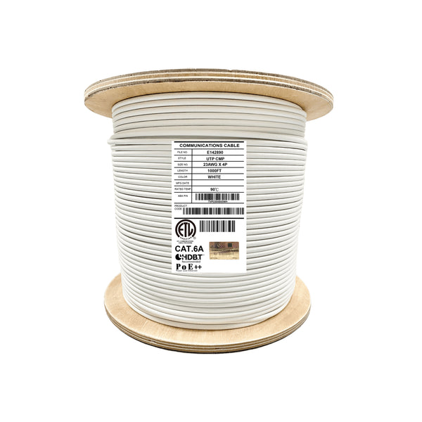 Cat6A Slim OD Plenum Cable - Free Shipping - Infinity Cable Products