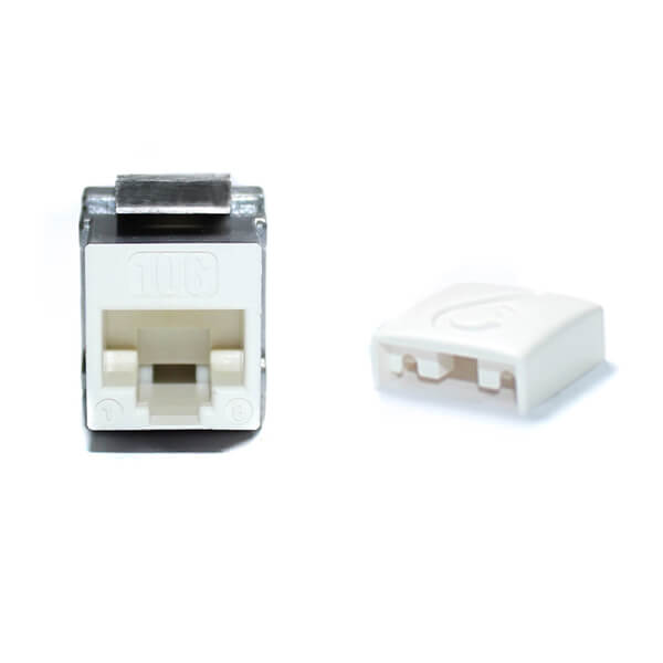 Cat6A Unshielded Keystone Jack 180 Degree | Infinity Cable Products