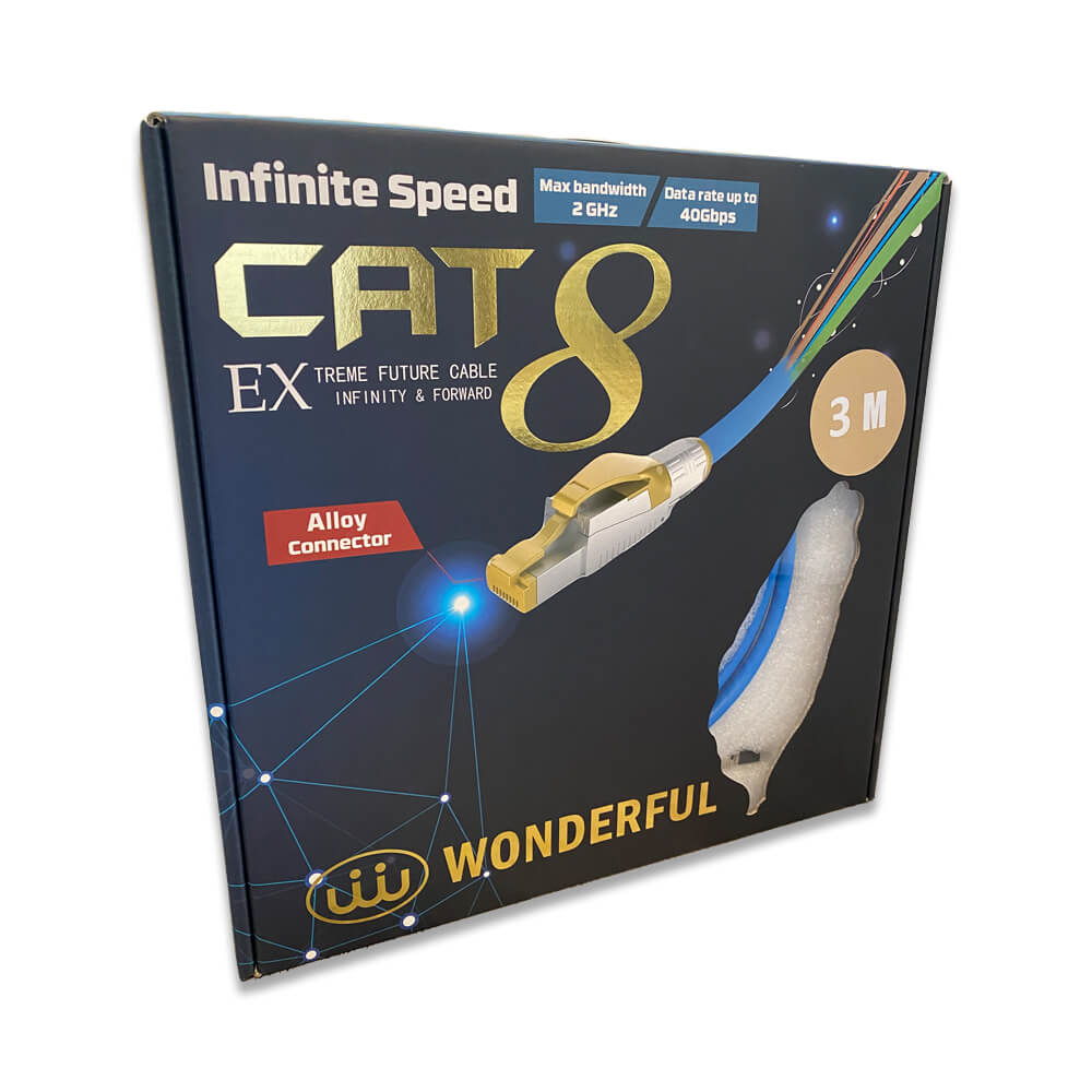 Cat8 Patch Cables - With Alloy Plug | Infinity Cable Products